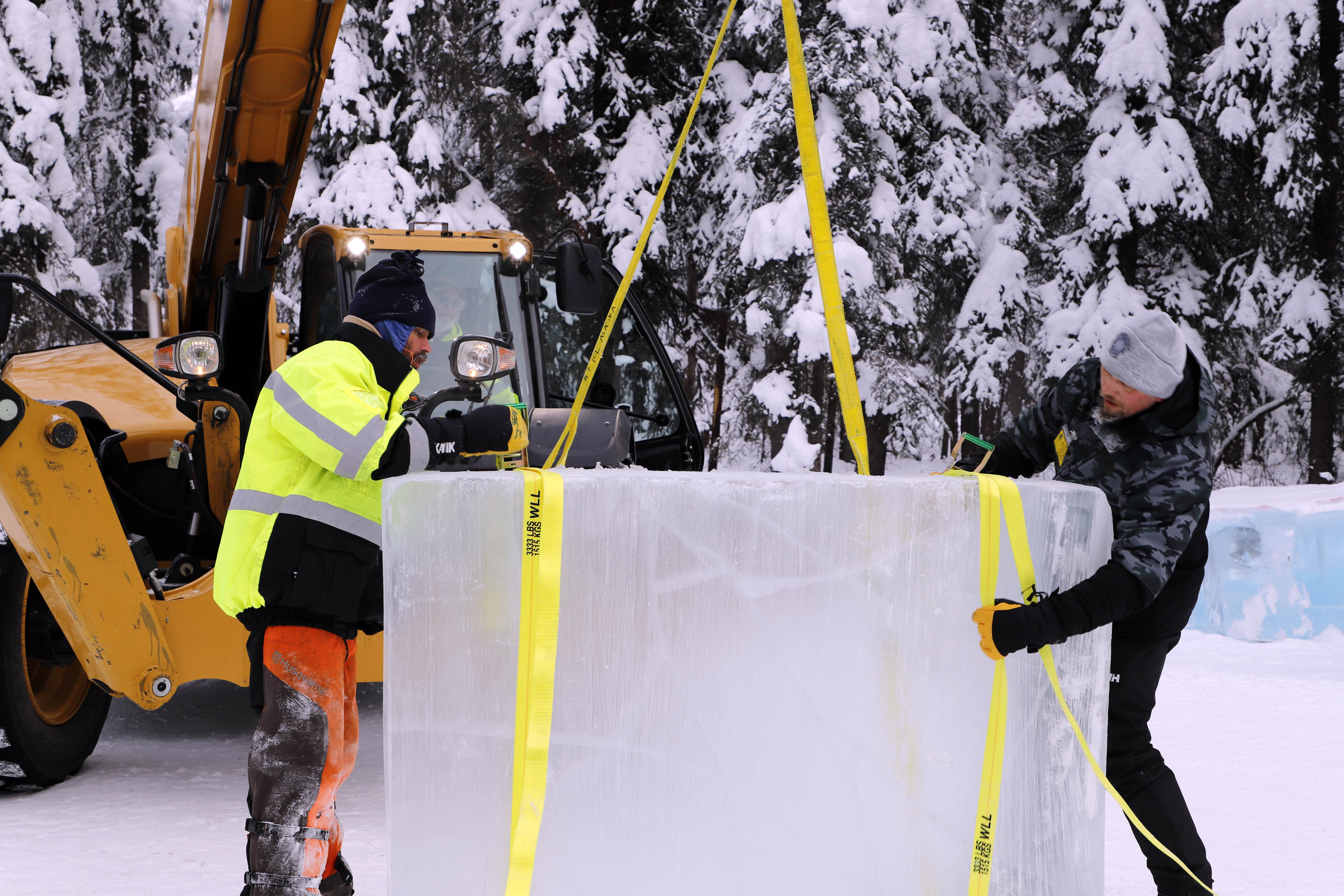 handling a block | Ice Alaska