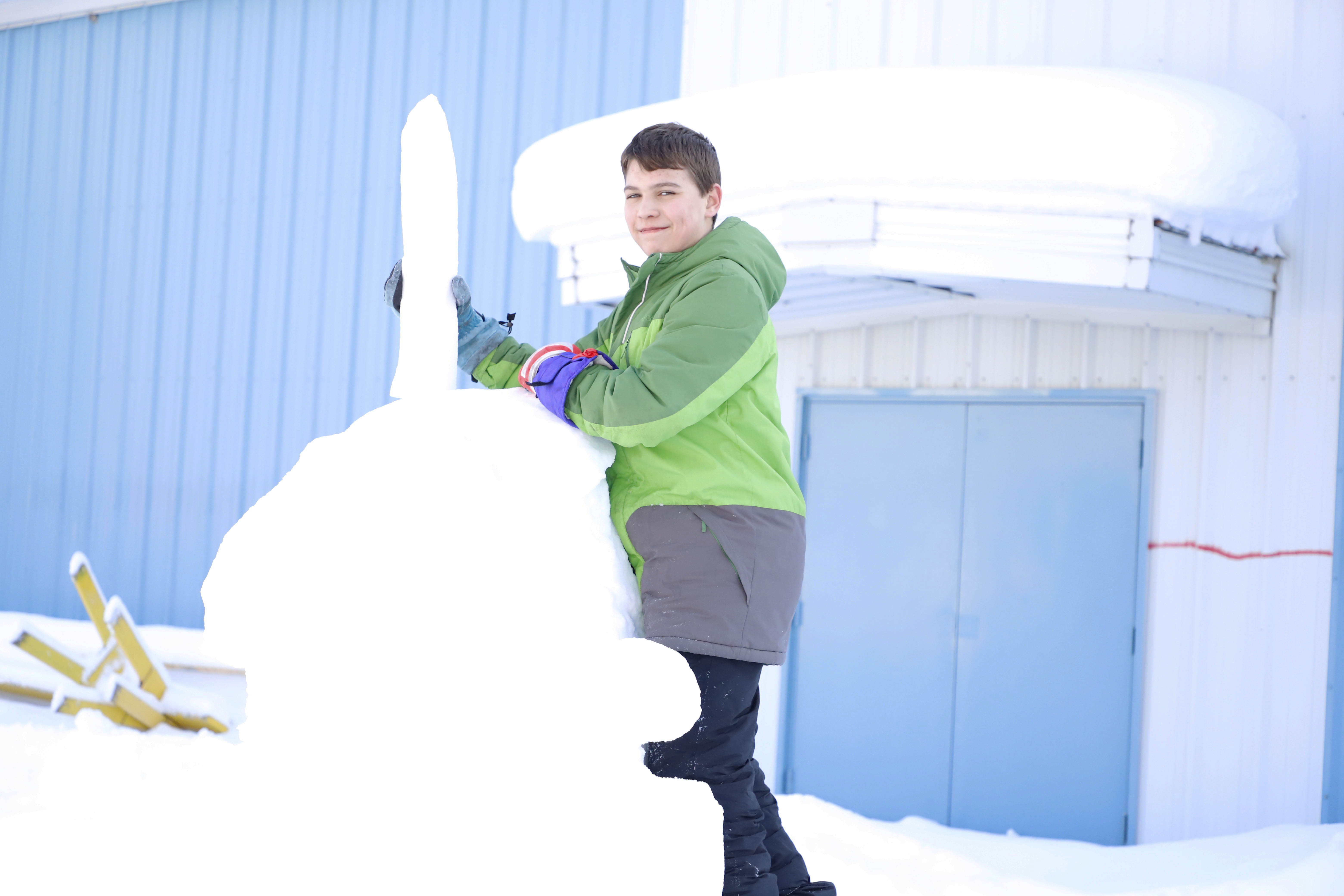 boy on snow | Ice Alaska